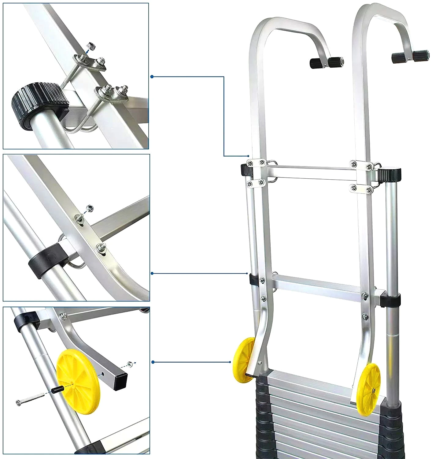 Roof Ridge Extension with Wheels - Durable & Versatile
