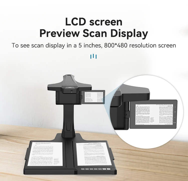 Eloam BS3000PRO - High Accuracy OCR Book Scanner for A3