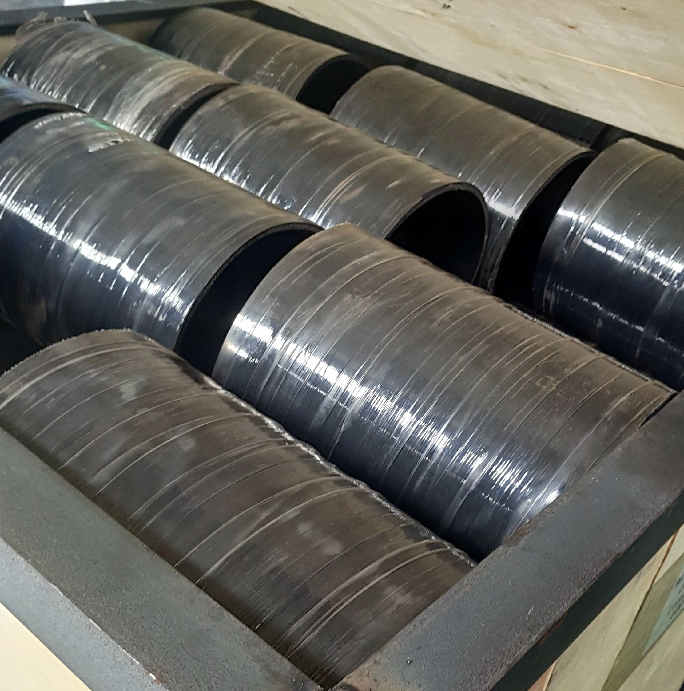 Center pivot irrigation system rubber boot joint for water pipe ...