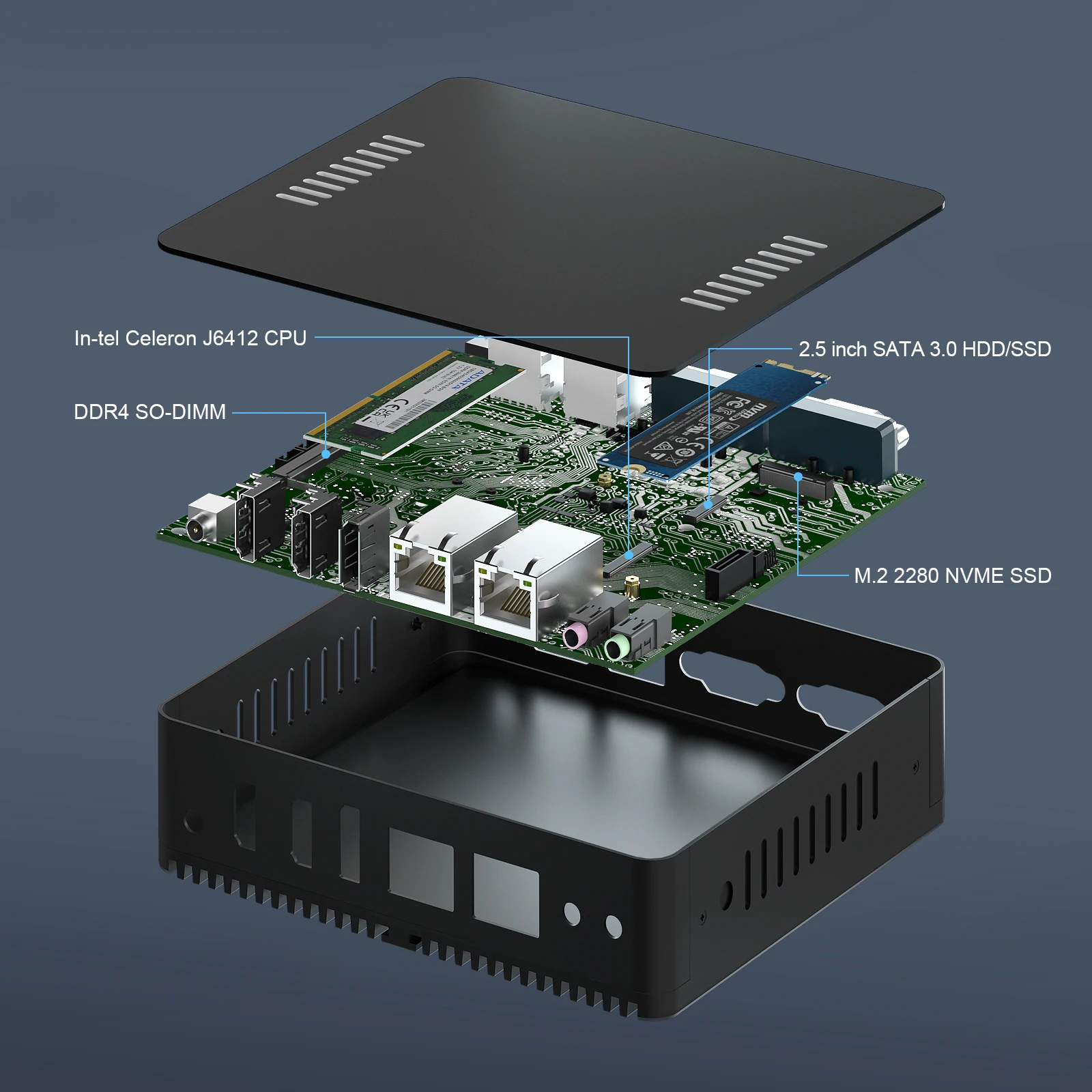 All-in-one PC with Flat Screen CPU Graphic Card 4 GB