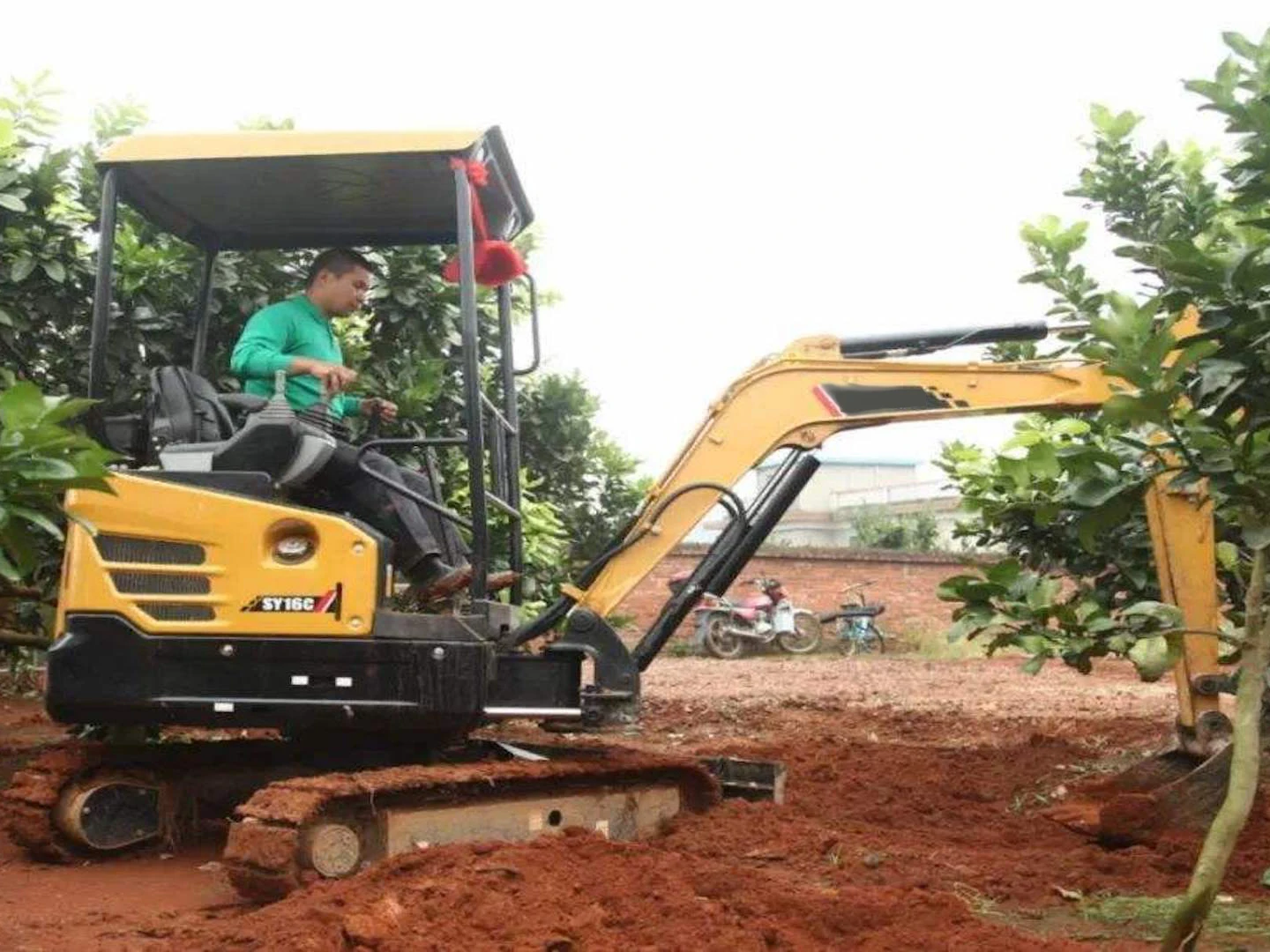 Excavators 8 Ton Crawler Excavators SY80C SY80U 0.28 CBM Bucketwith ...