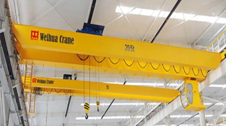 Remote Control Ceiling Mounted Bridge Crane Double Girder 20t 30t 40t ...