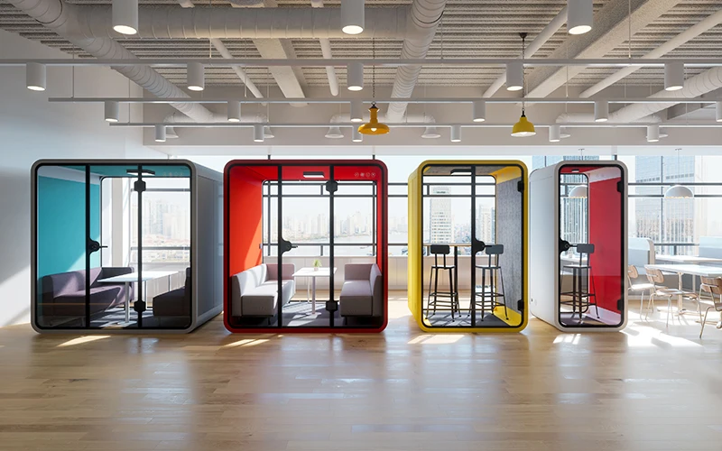 Factory Customized Cell Phone Booth Noise Reduction Office Soundproof ...