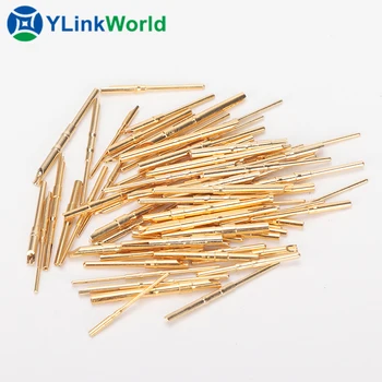 Brass Spring-loaded Contact Pogo Pin Gold-plated Copper Terminal ...