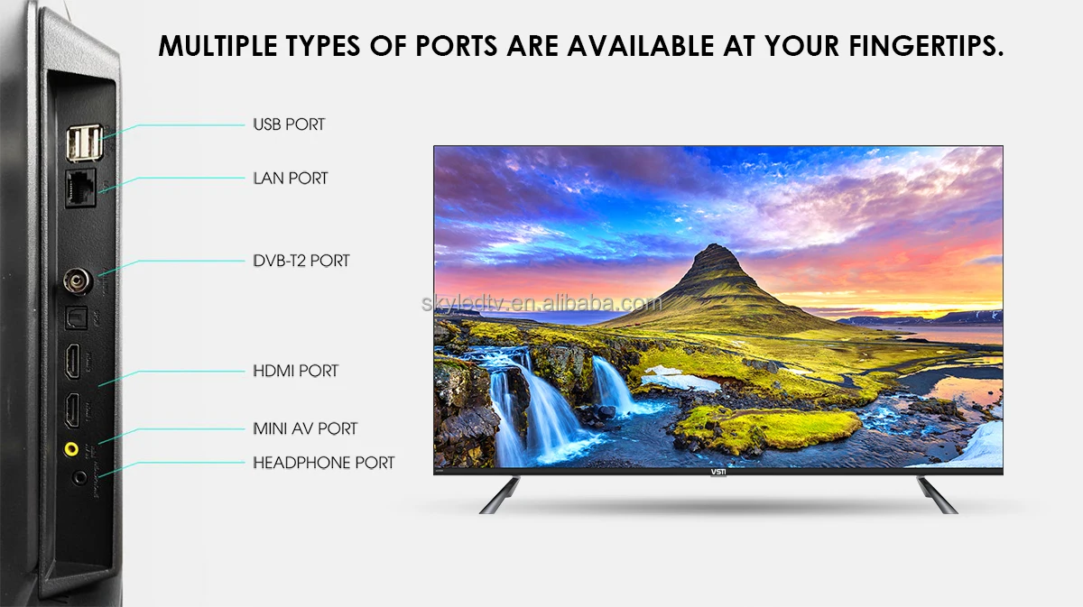 32 Inch Smart LED TV - High Definition, Frameless, and Versatile