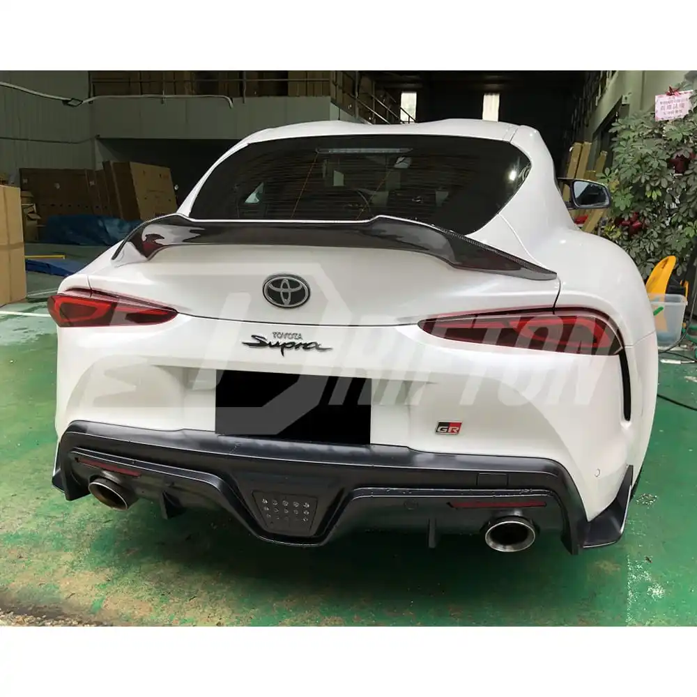 Dry Carbon Fiber Rear Spoiler For Toyota Supra Mk5 A90 A91 Gr & Custom Oem