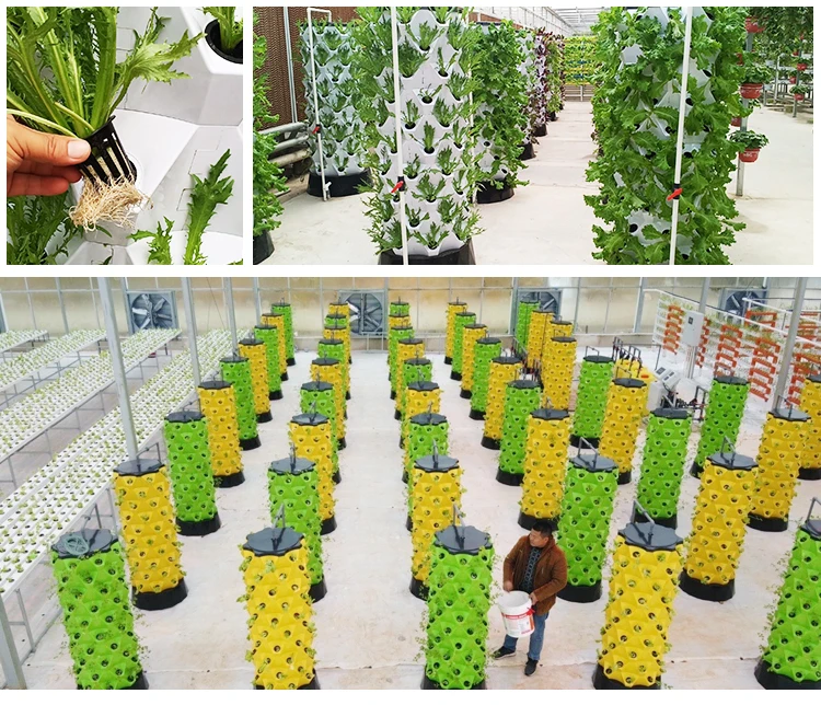 Agro Aeroponic Growing Towers Vertical Garden Hydroponic System - Buy ...