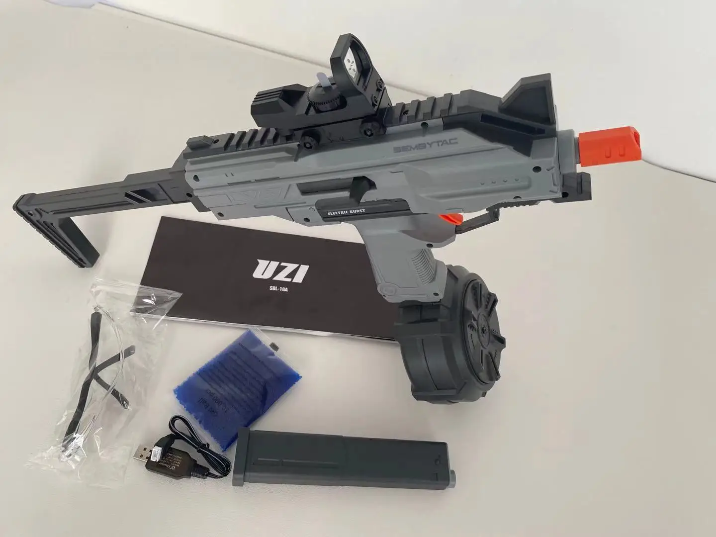 2022uzi Electric Gel Blaster Ball Water Gun Tiktok Same Style - Buy Uzi ...