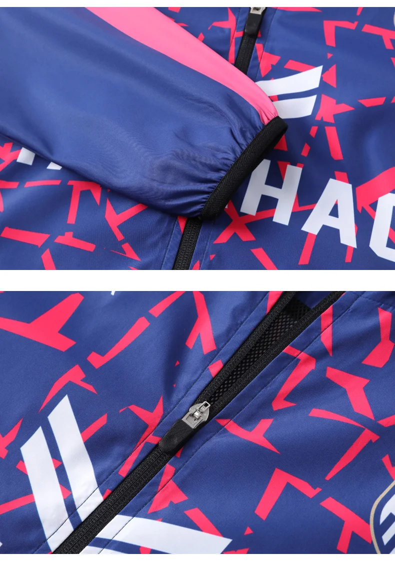 Custom Sublimation Hood Waterproof Soccer Windbreaker Jackets Men ...