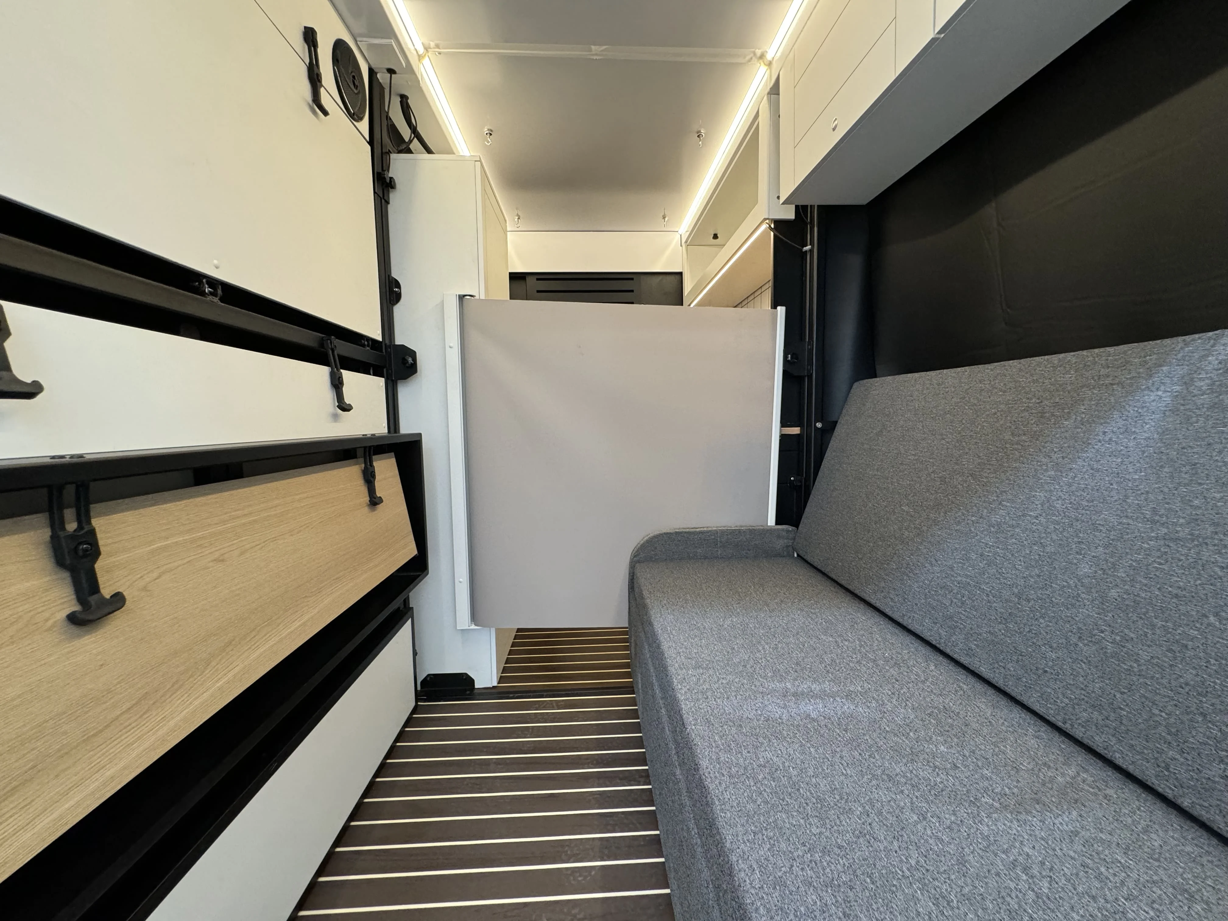 Luxury Camper Van Box With Built-in Bathroom - Custom Vancubic ...