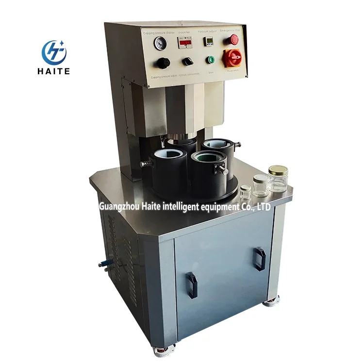 Capper Semi Auto Glass Bottle Tinplate Capper Sauce Food Vacuum Capping Machines - Buy Vacuum ...