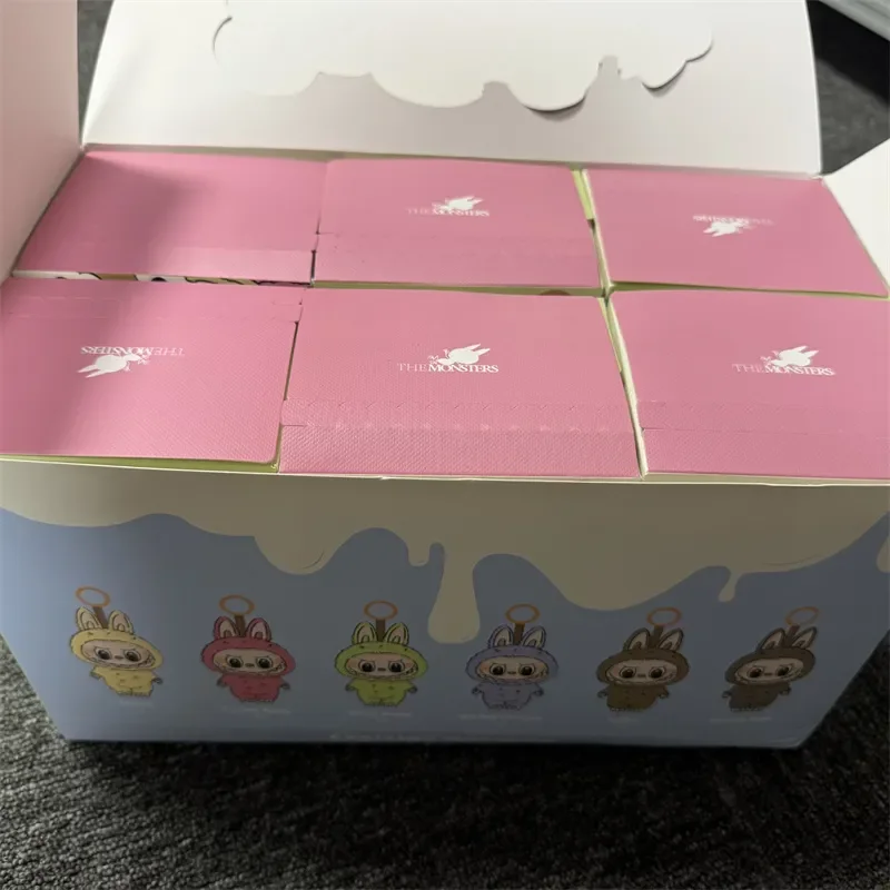 For POP Mart Cute Collectible Labubu Mystery Blind Box 6 Colors Vinyl ...
