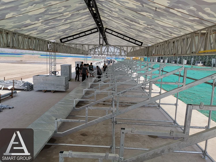 6 Rows Scaffolding Grandstand - Durable & Versatile Seats