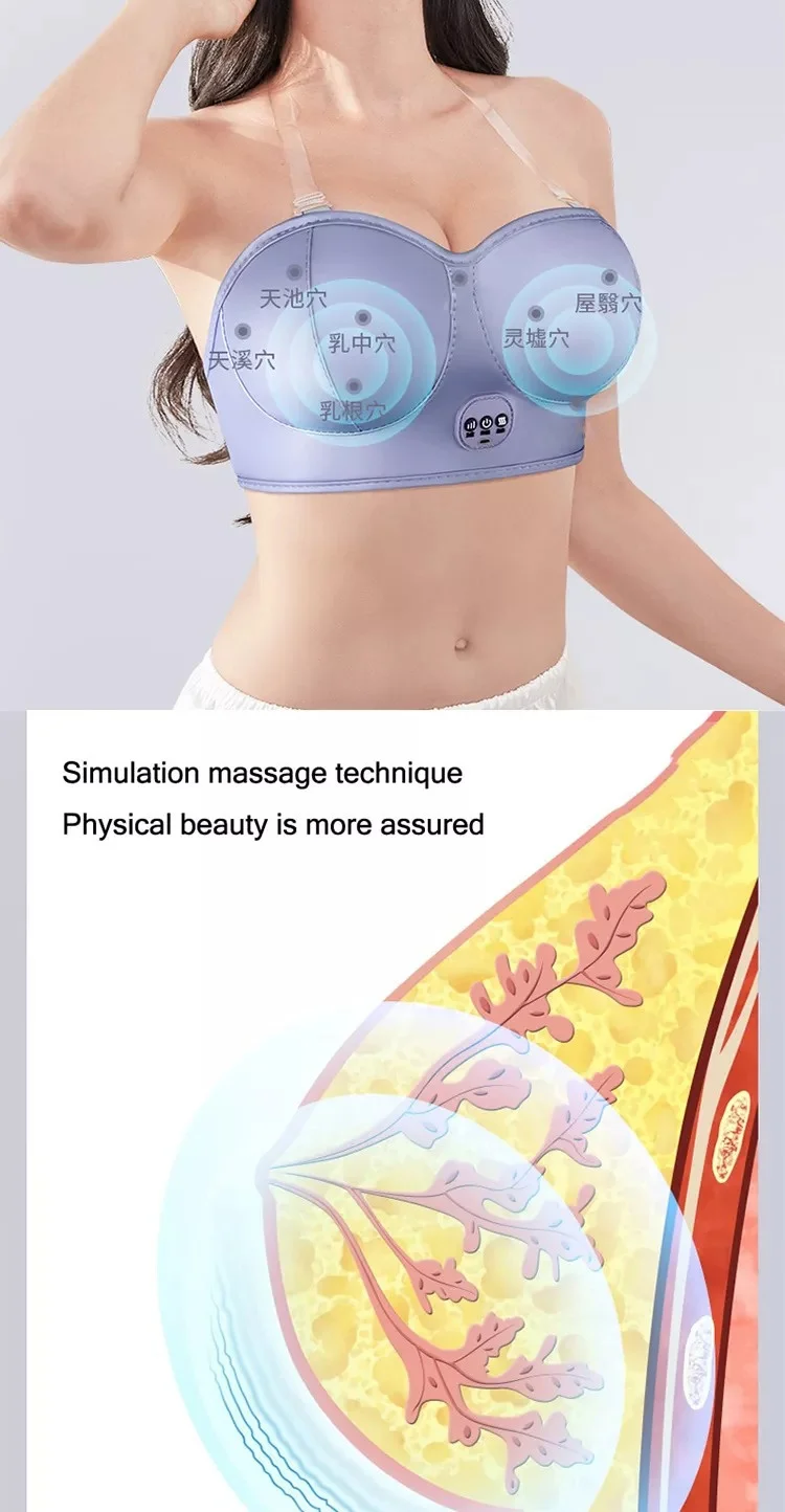 Portable Enlargement Cupping Lactation Massager Breast Enhancement