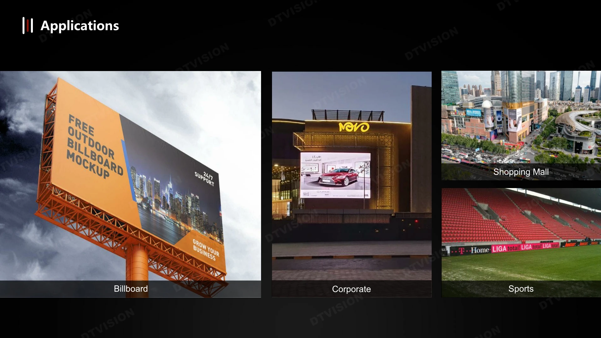 External Digital Billboard Smd Pixel Pitch 10mm Giant Street P10 Led ...