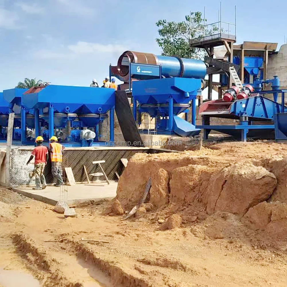 Nigeria 50TPH alluvial tin mine gravity extraction machine complete ...