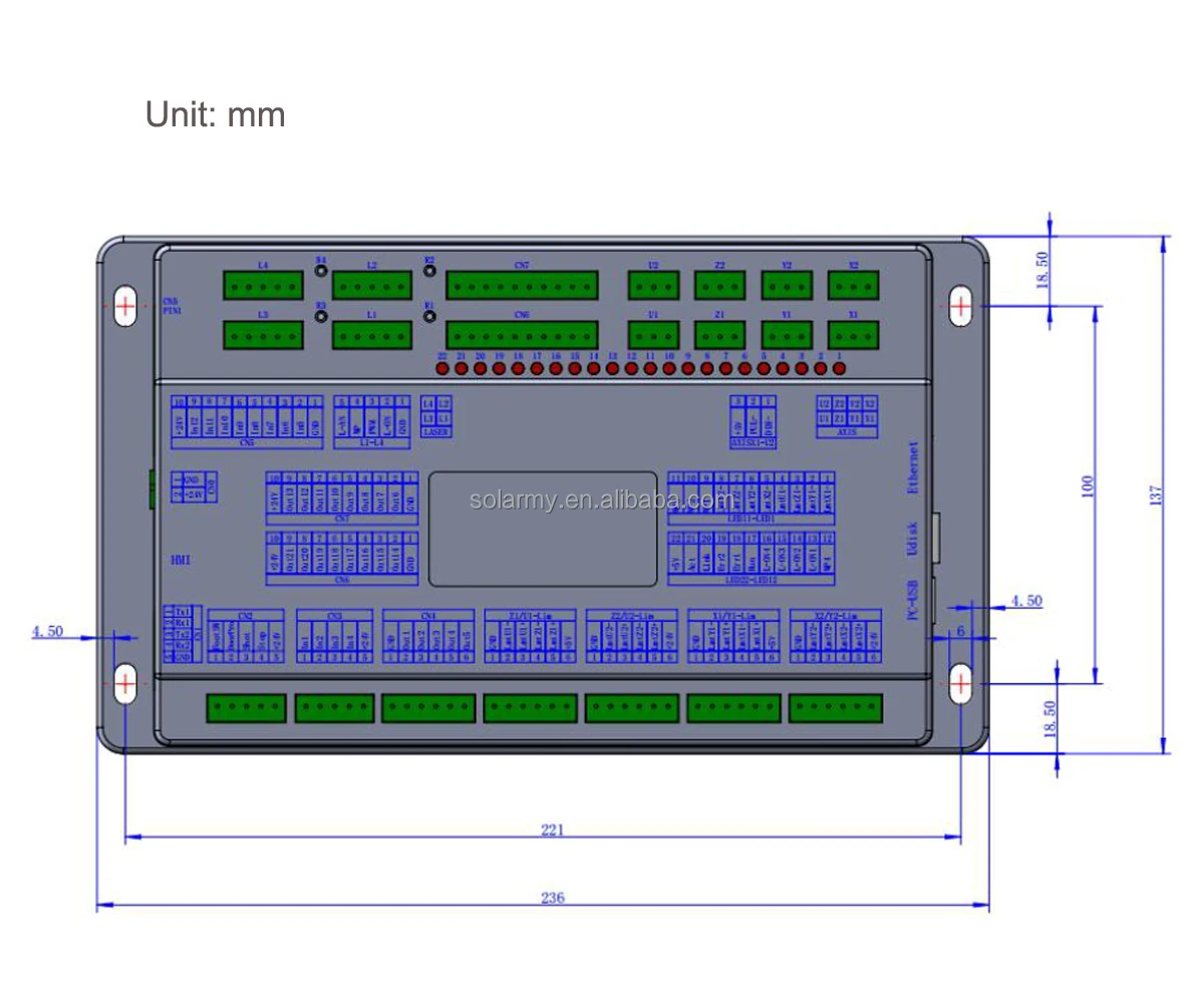 Ruida Double X/Y Coordinate Beam Large Format Cutting System