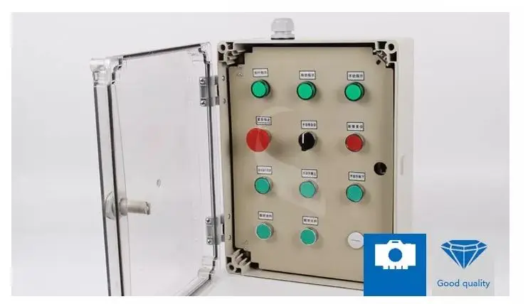 Waterproof Push Button Control Box For Industrial Control Emergency ...