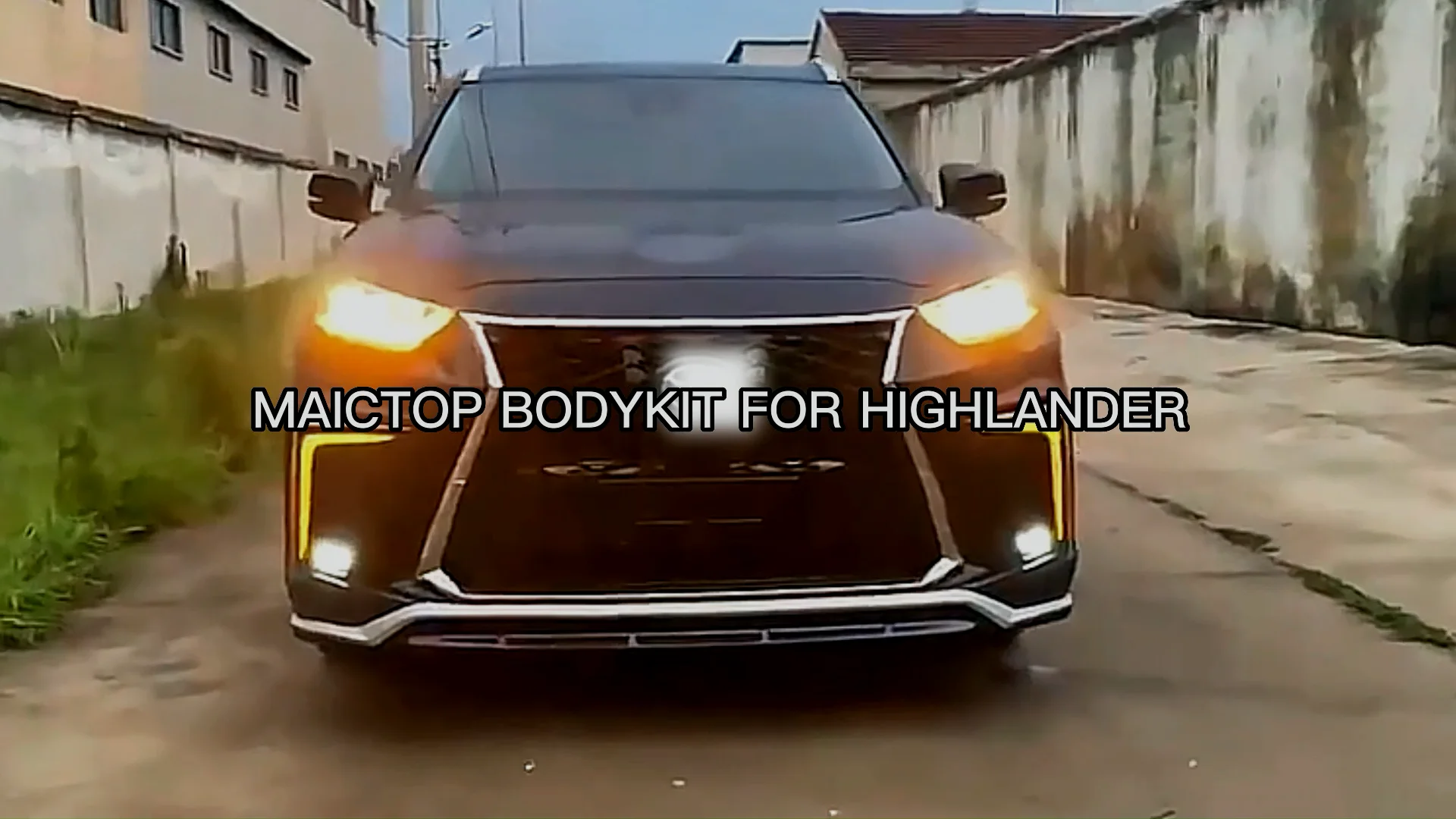 Maictop Car Accessories Facelift Front Rear Bumper Body Kit For ...