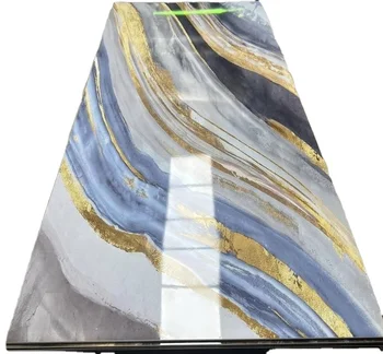 High Quality 3d Pvc Marble Slab Waterproof Fireproof For Office ...