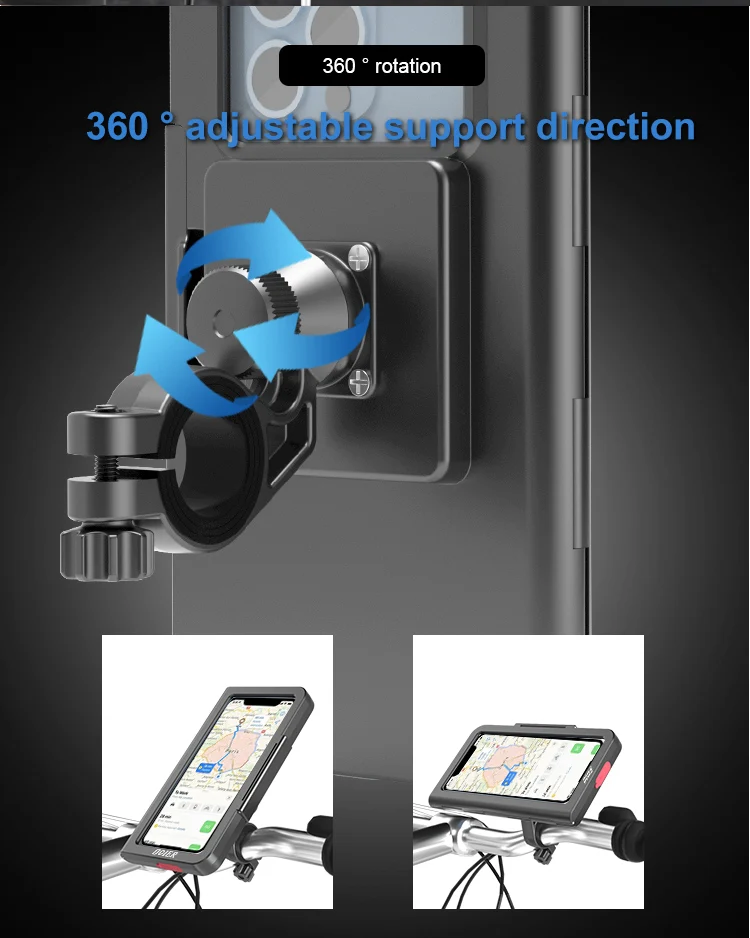 Professional Waterproof 360 Degree Rotation Bike Mobile Holder Bike ...