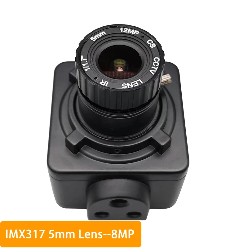 8MP 4K Autofocus CCTV Camera CMOS IMX317 With 8mm Lens 57 Degree High ...