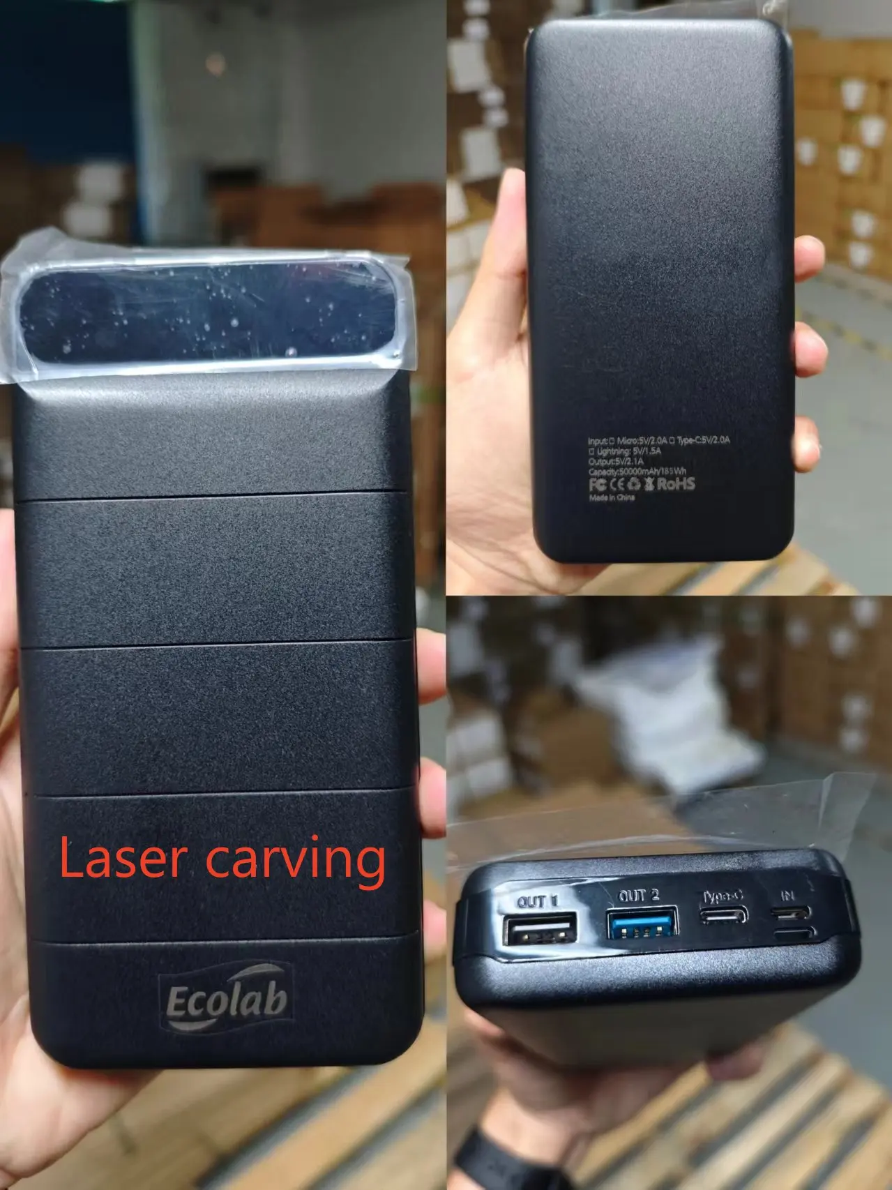BOLOMI PB-XP01 Power Bank - 5000mah with Customizable Display
