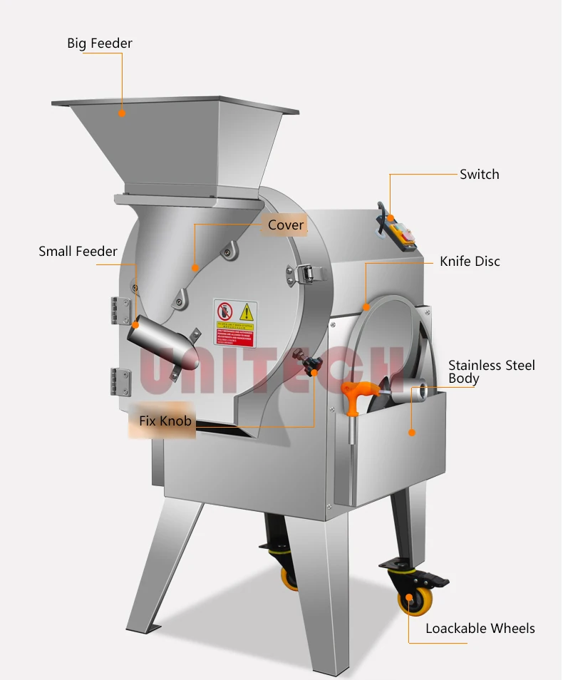 Commercial Stainless Steel Vegetable Okra Cube Cutting Chopper Fruit ...