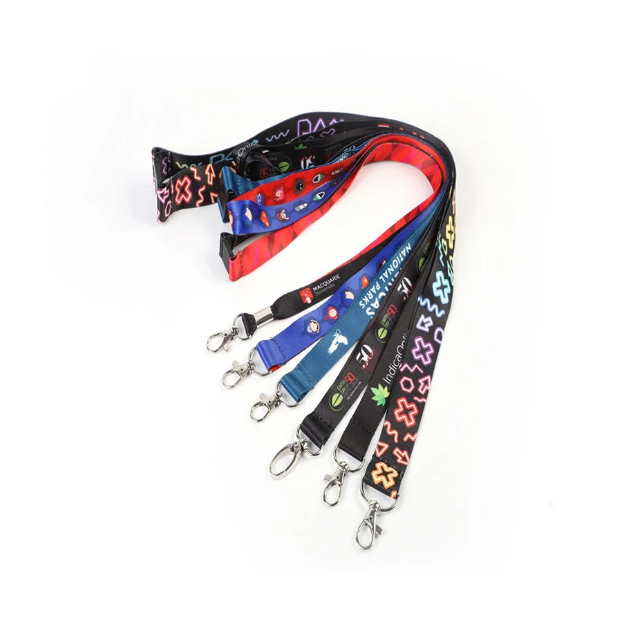 Customized Heat Transfer Printing Lanyard Two Sides Custom Printing ...