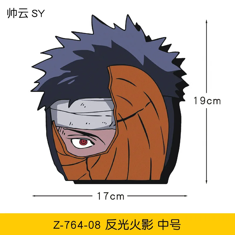 32 Designs Manufacture Anime Sasuke Window And Rear Car Windshield ...
