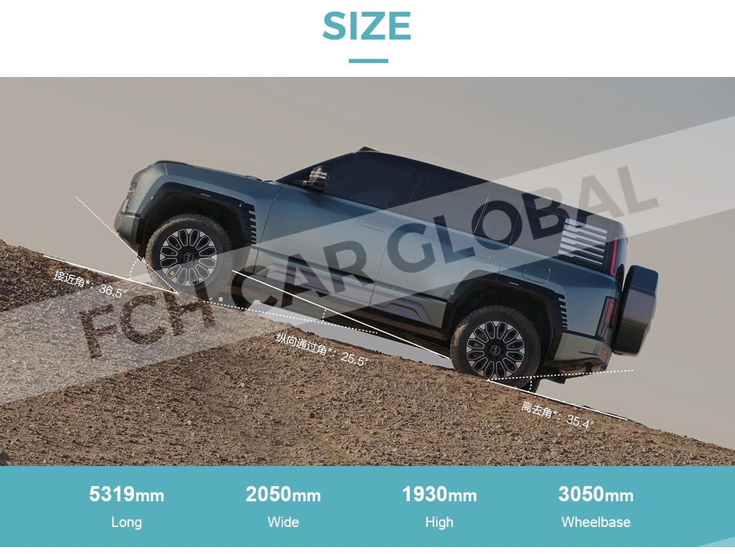 2023 Byd Yangwang U8 New Byd Extended Range Suv Non-load Bearing Body 5 Seats Cltc 1000km 4wd Ev ...