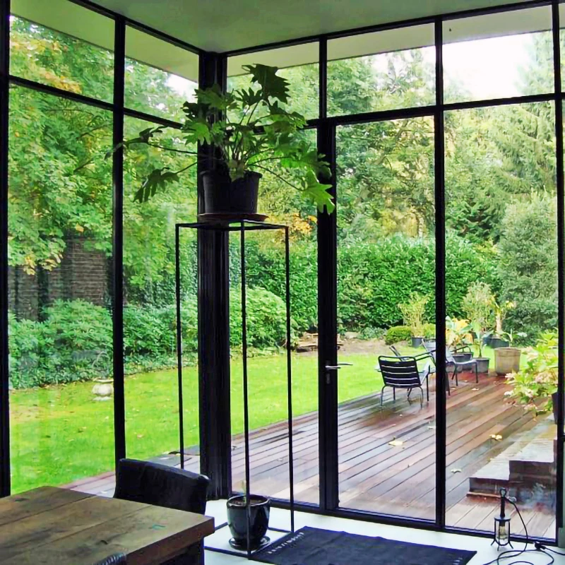 Black Steel Framed Windows for Homes - Stylish & Durable