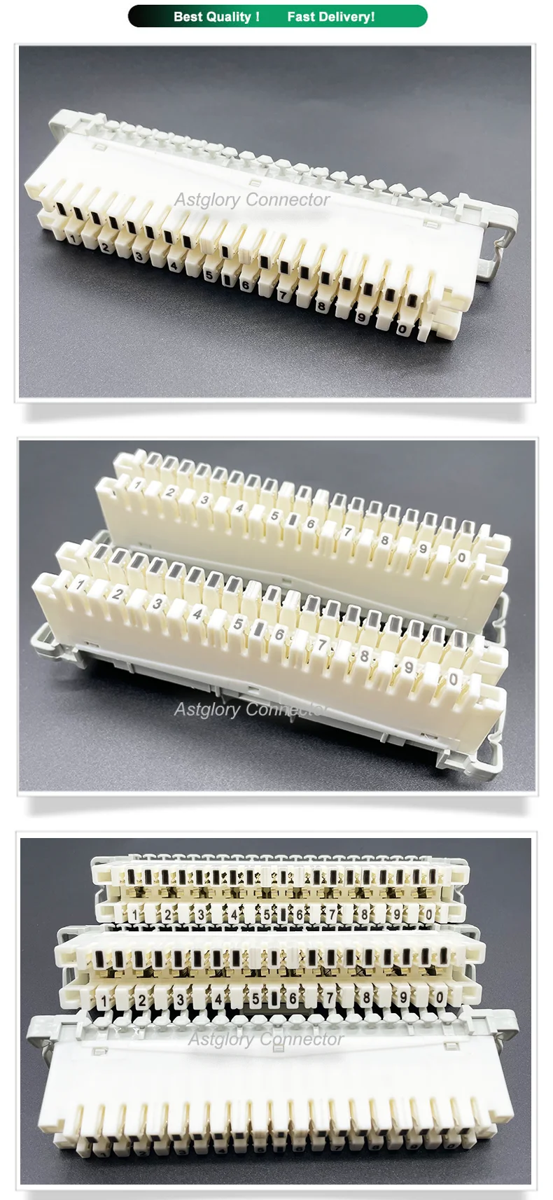 10 Pair Lsa-plus Module Connection Or Disconnection Iron Plate With ...