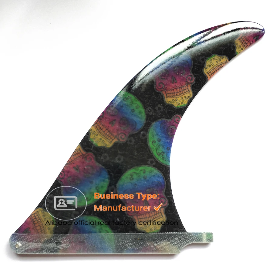 Surf Board Volan Fiberglass Fins Single Surfboard Fin Glass Fiber Inlay ...