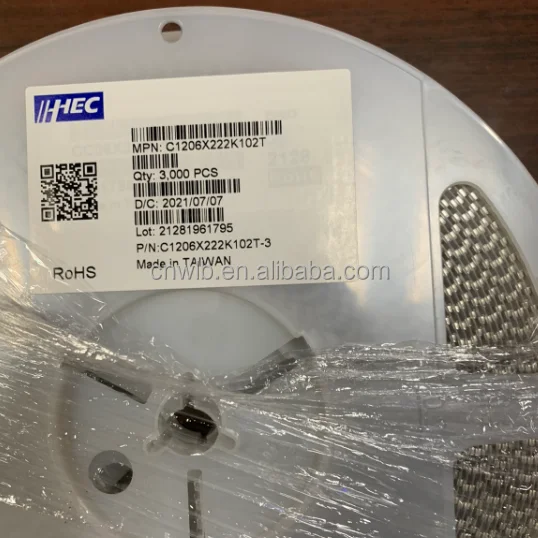 0201/0603 1206 SMD Capacitor 100pF-2.2µF High Voltage Ceramic ...