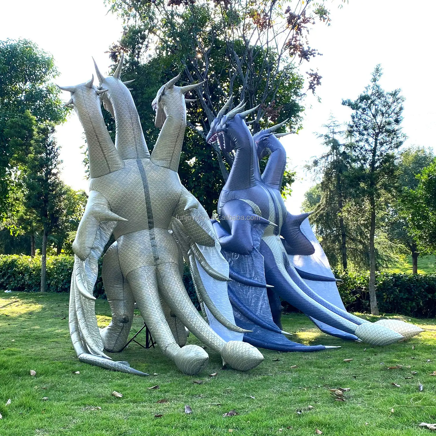 Three-headed Dragon Inflatable Ghidorah Costume for Halloween