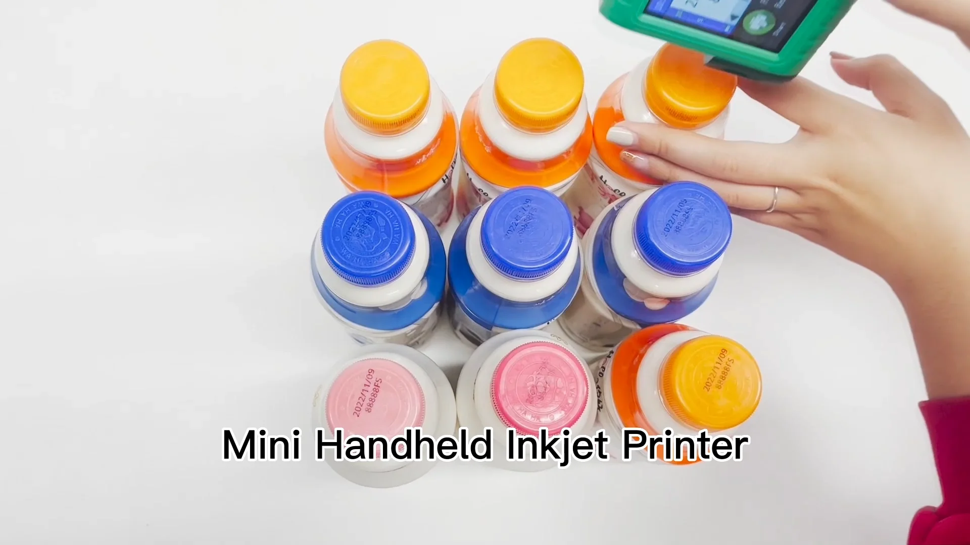 Mini Hand Jet Printer Ink Cartridge Portable Handheld Inkjet Printer ...
