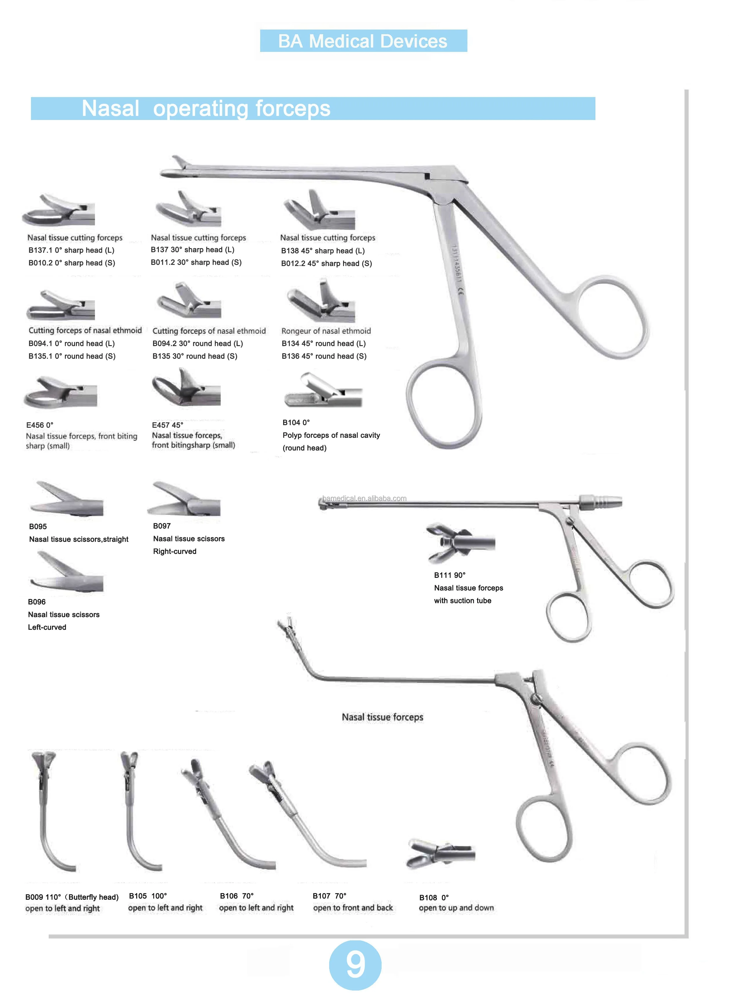 Surgical Profession ENT Optical Nasal Fess Instruments Set