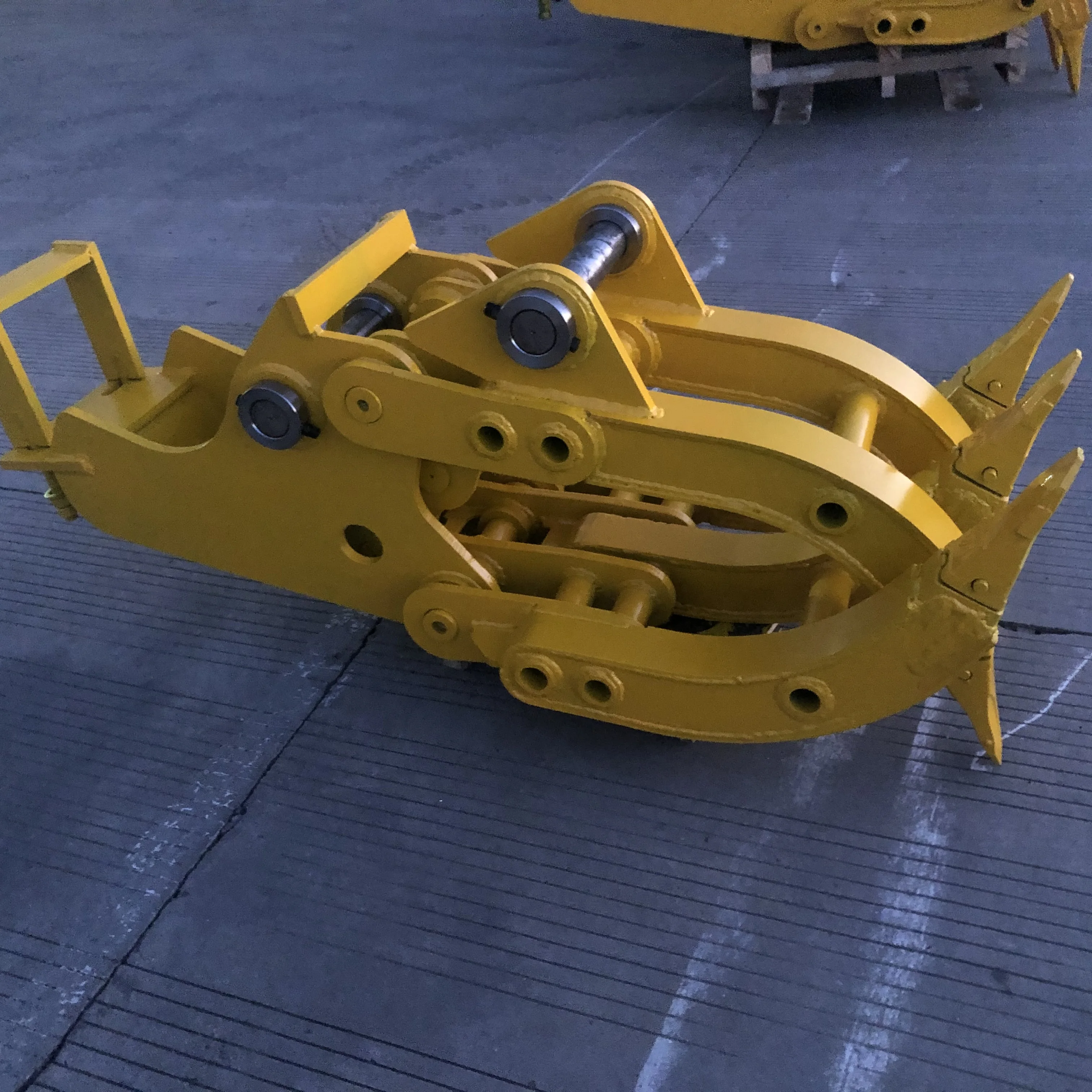 New 20 Tons Hydraulic Armour Rock Log Grab For Excavator With Core ...