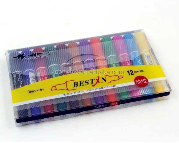 Custom 10mm Tip Flat Giant Permanent Marker Pen - Buy Giant Permanent ...