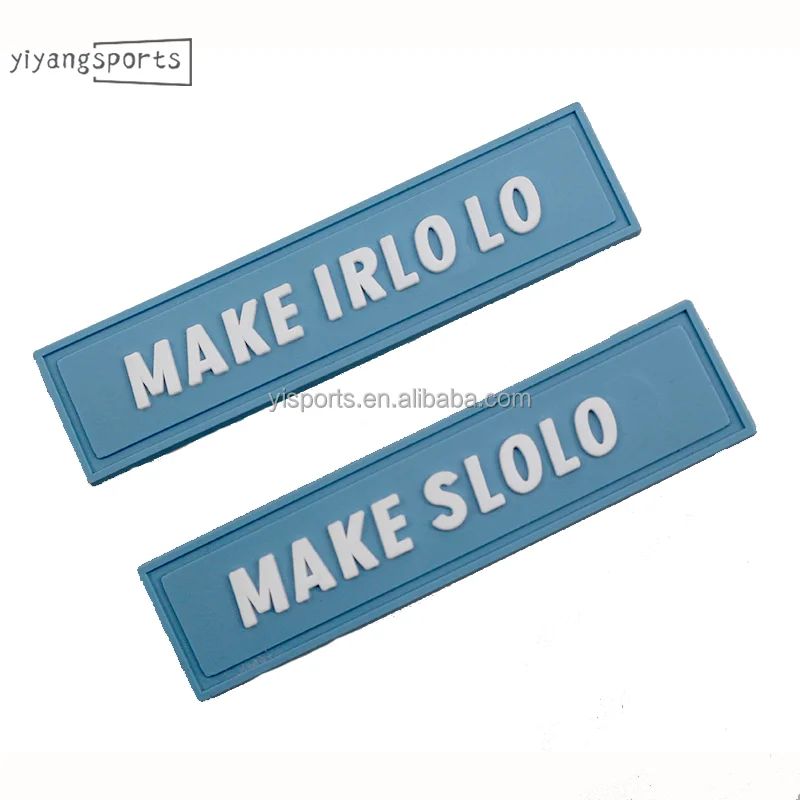 Custom 3d logo Pvc Rubber Heat Transfers Silicone t Shirt Rubber Label ...