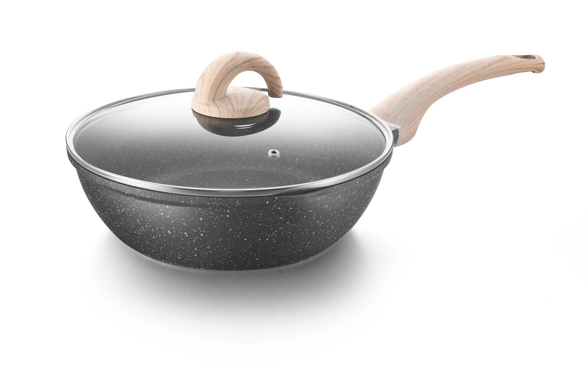 Die-casting Aluminium Kitchenware Acceptable Customization Granite ...