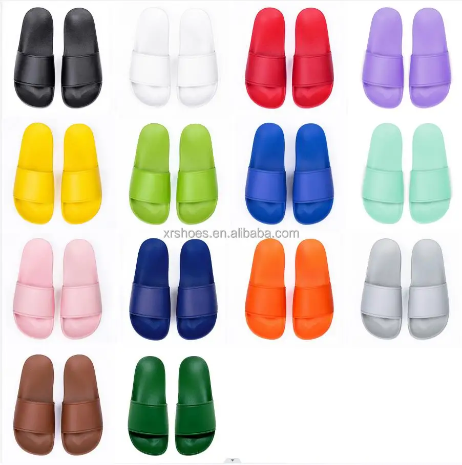 Luxury Brand Slippers Slides Slippers Custom Logo 3D Rubber Mens ...