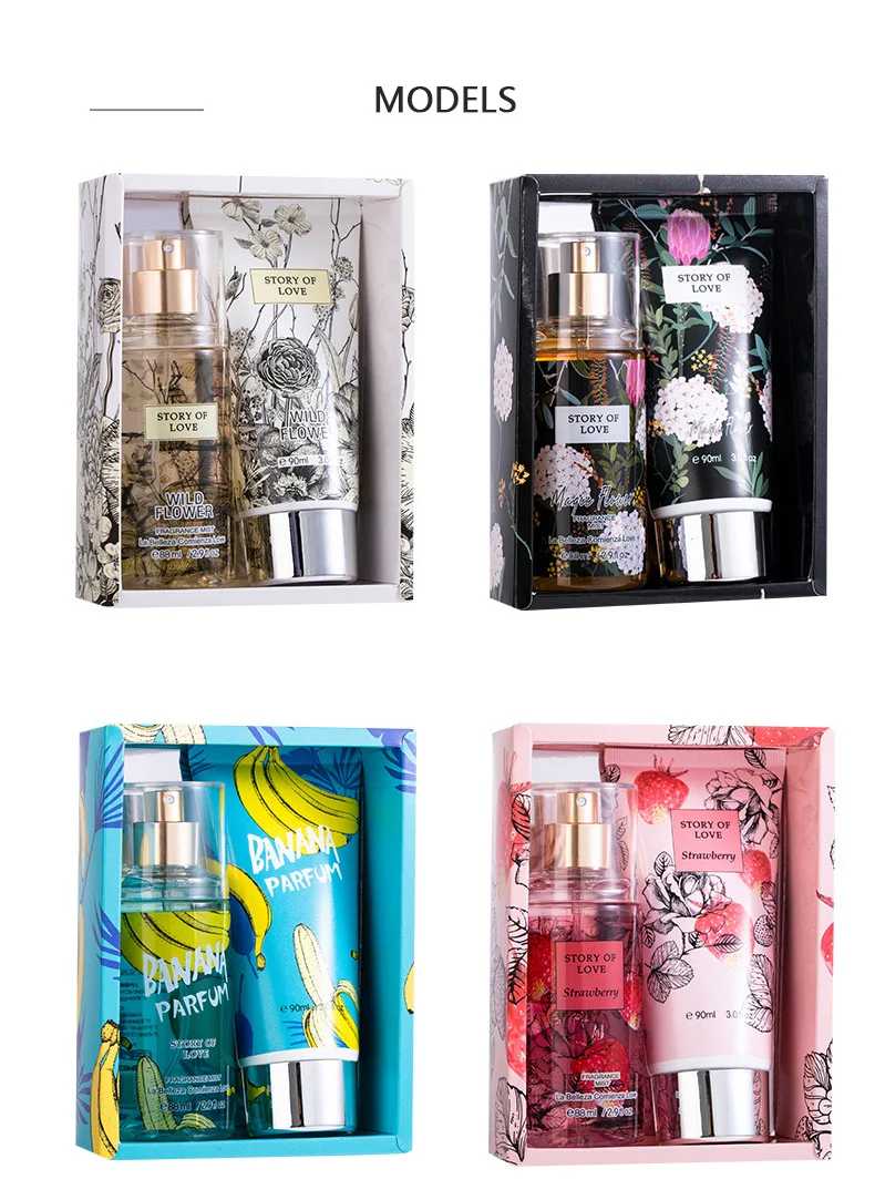 Wholesale 88ml Perfume Fragrance Body Mist Set Perfume Gift Set Body ...