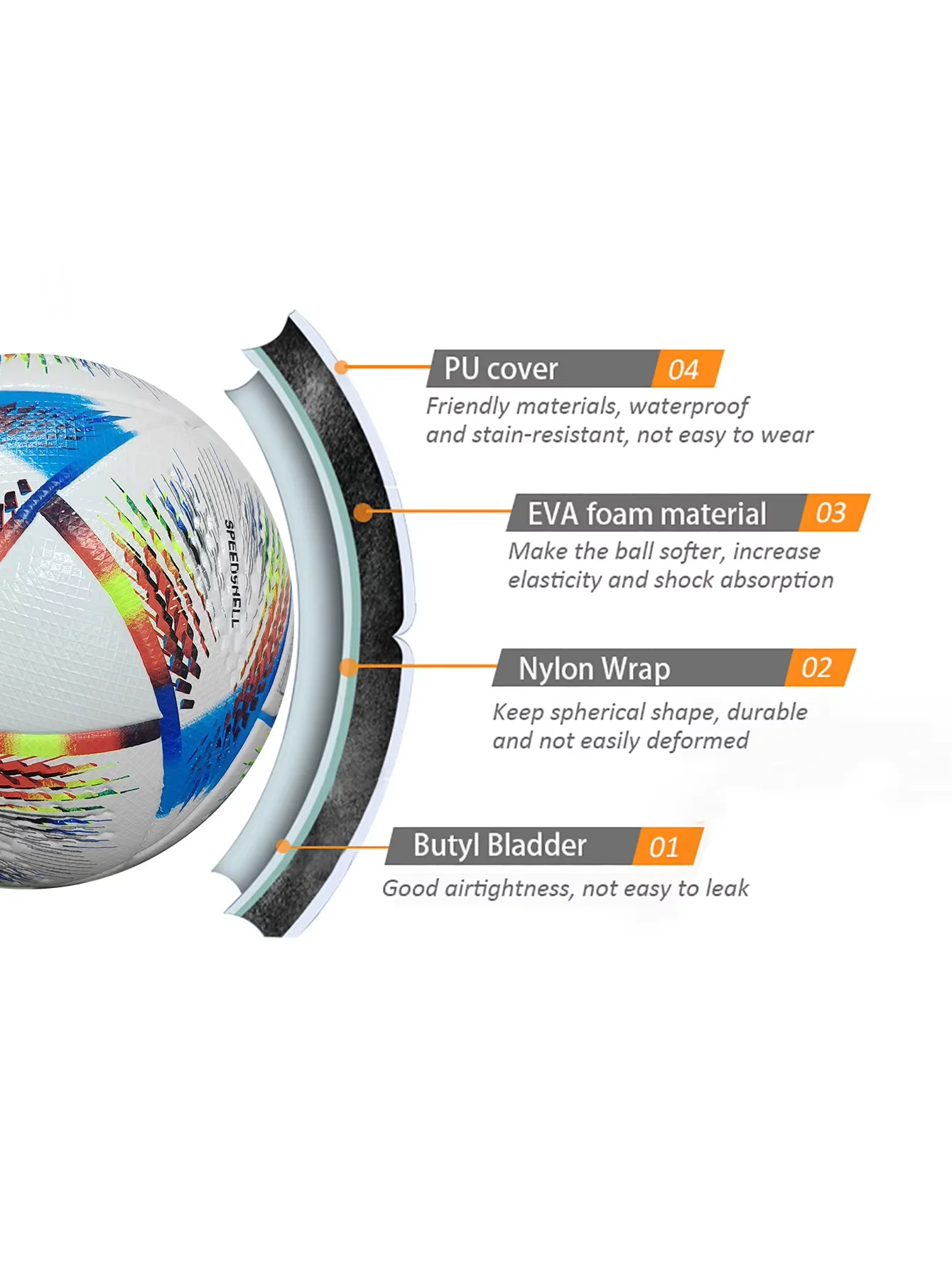 Cross-border Pu5 Sticker Football Adhesive Adult Game Training Ball ...