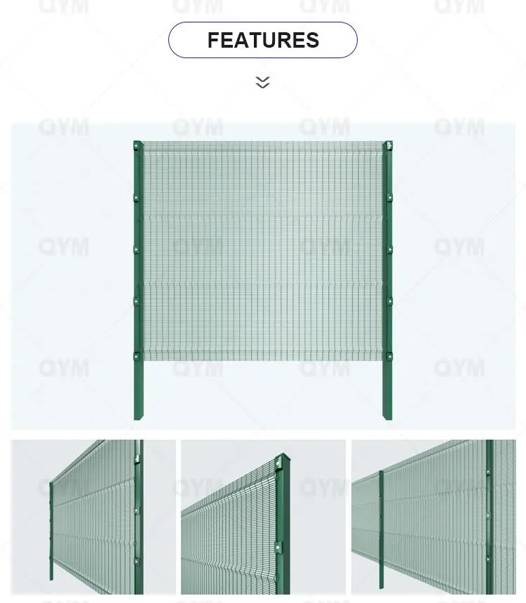 358 Curved Security Fence Panel Welded Wire Mesh Anti Climb Fence ...