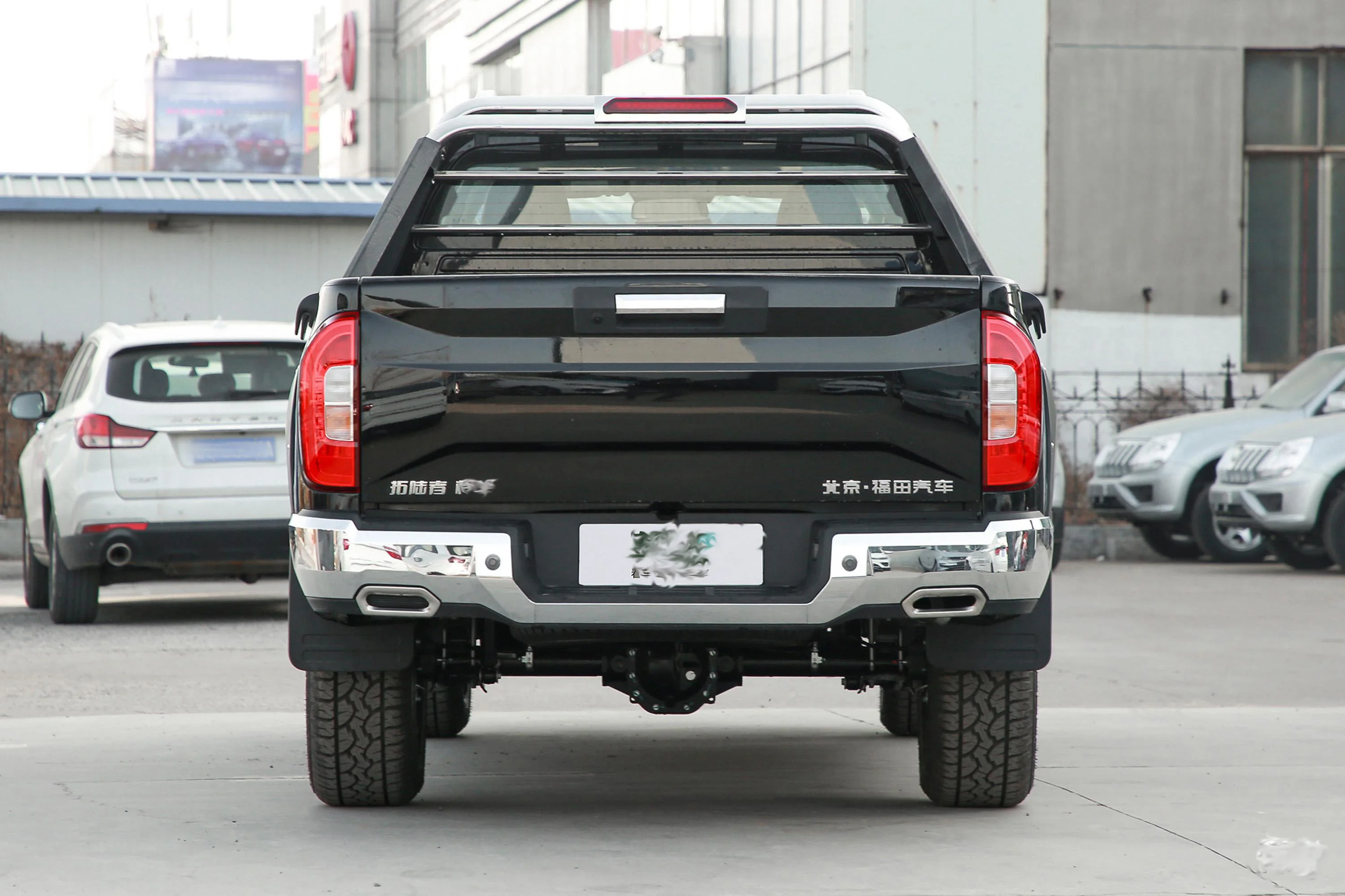 Foton Brand Black Color 4wd Manual Euro 5 Double Cabin Pickup On Sale ...