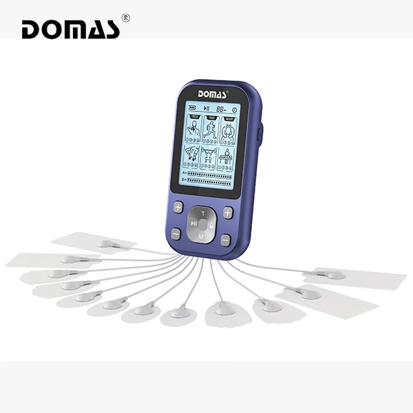 Domas Portable Device Muscle Stimulator Electrodes Pads Digital Therapy ...