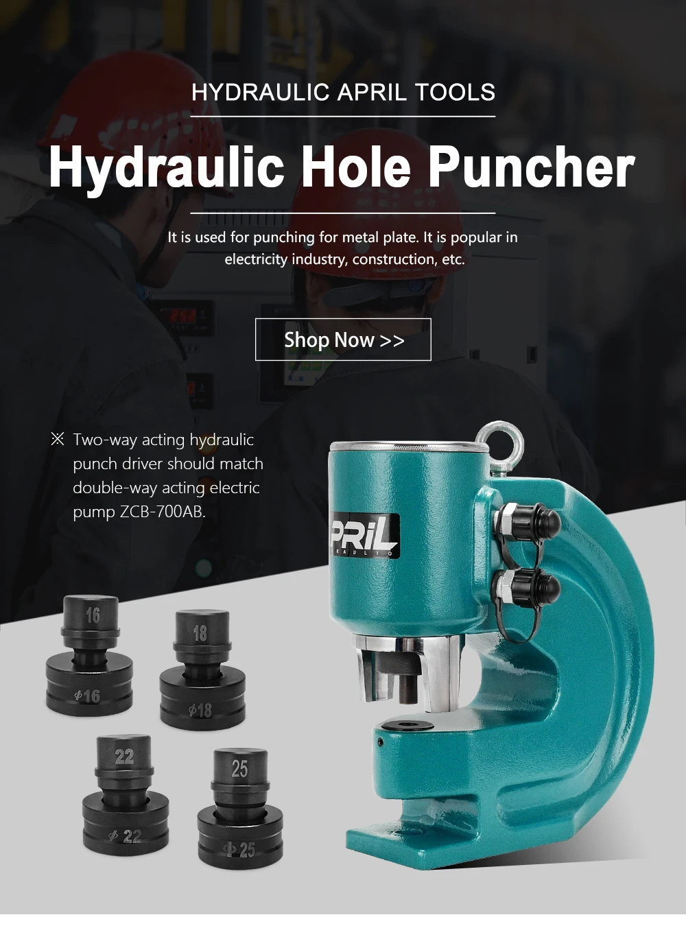 Hydraulic Bus-Bar Punching Machine CH-80 - Efficient & Durable