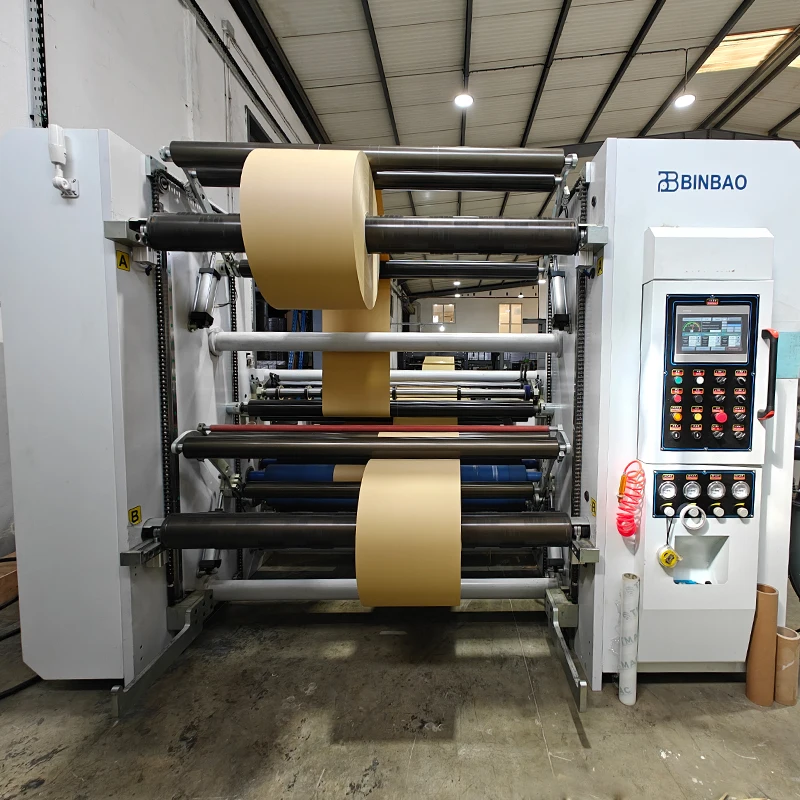 Sla Series Kraft Paper Boxes Jumbo Roll Slitter Rewinder Machine For ...